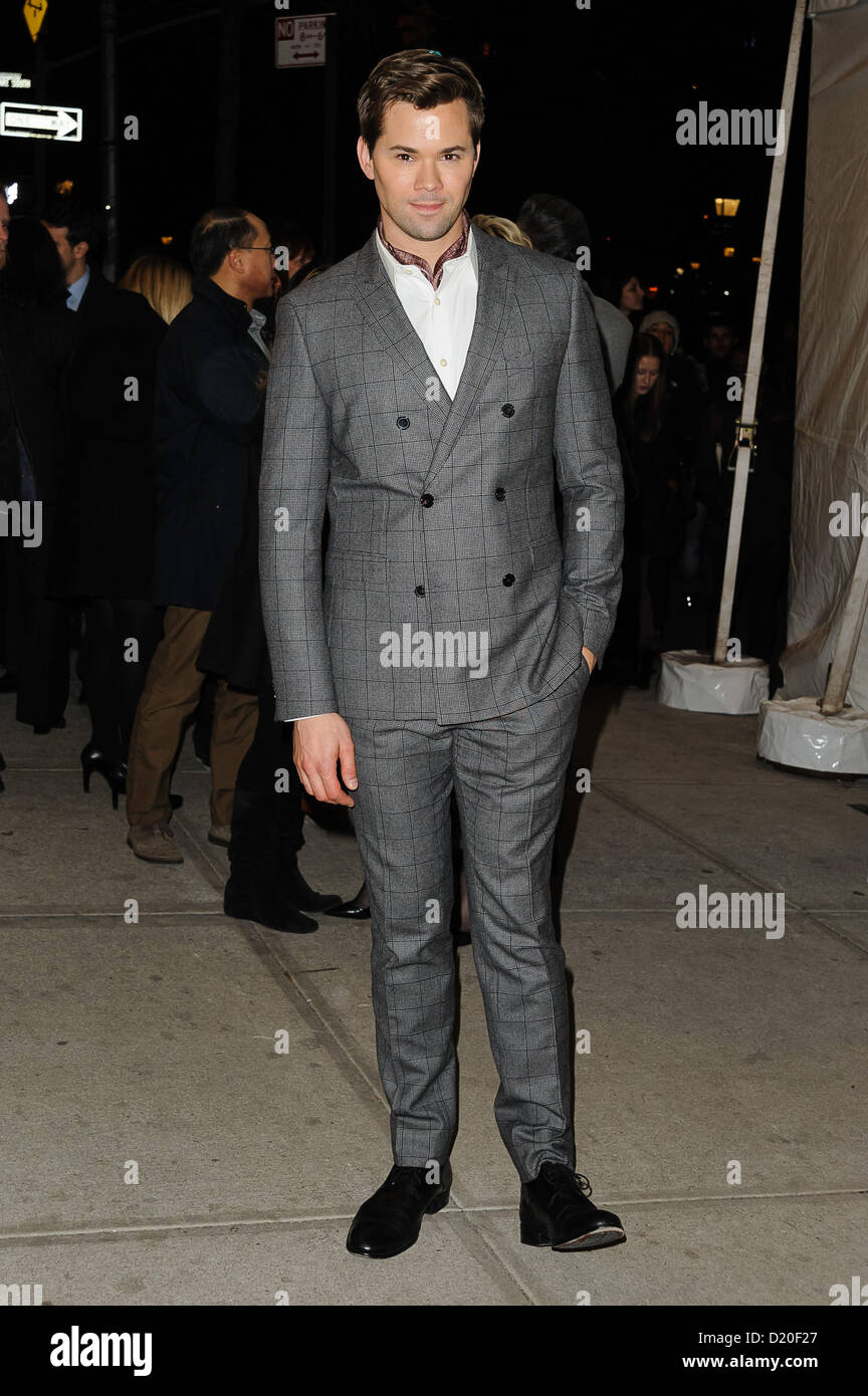New York City, USA, 08 January, 2013. Andrew Rannells attends the ...