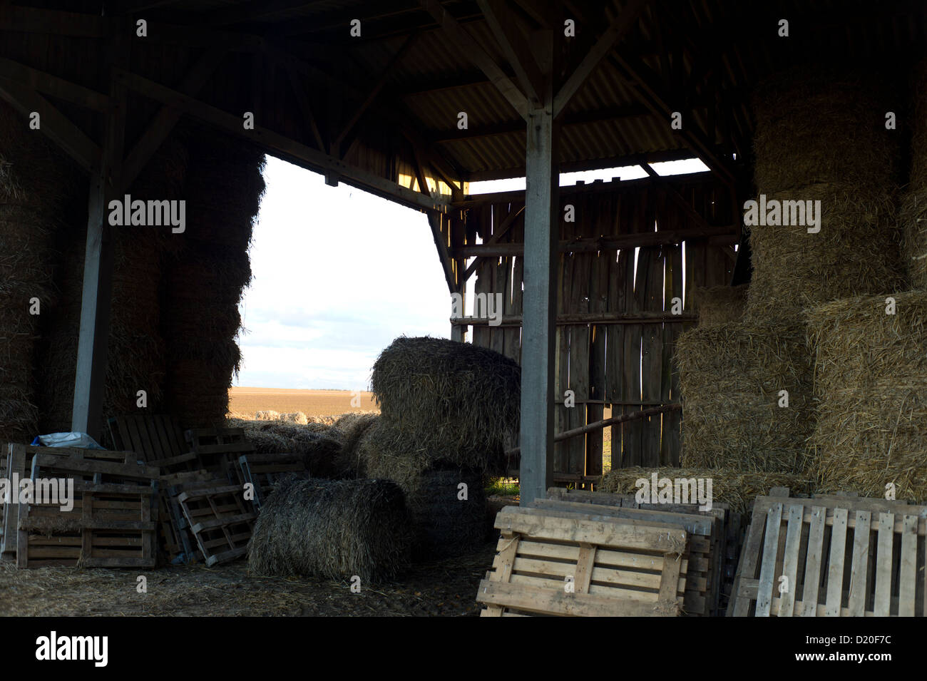 Wooden hay barn High Resolution Stock Photography and Images - Alamy