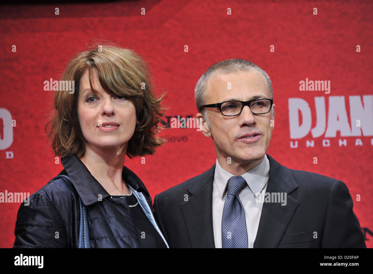 German-Austrian actor Christoph Waltz together with his wife Judith ...