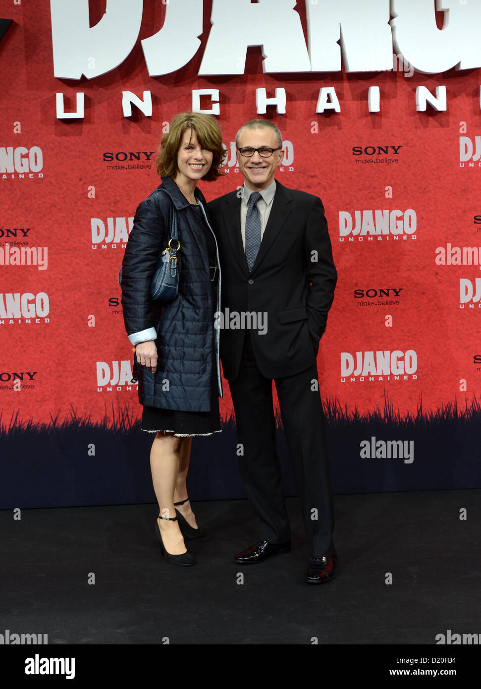German-Austrian actor Christoph Waltz together with his wife Judith ...