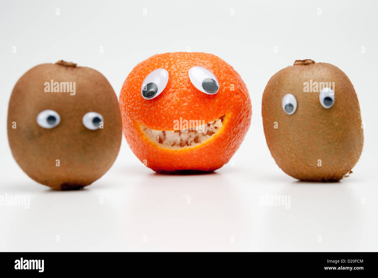 Picture of food, designed as funny food Stock Photo - Alamy