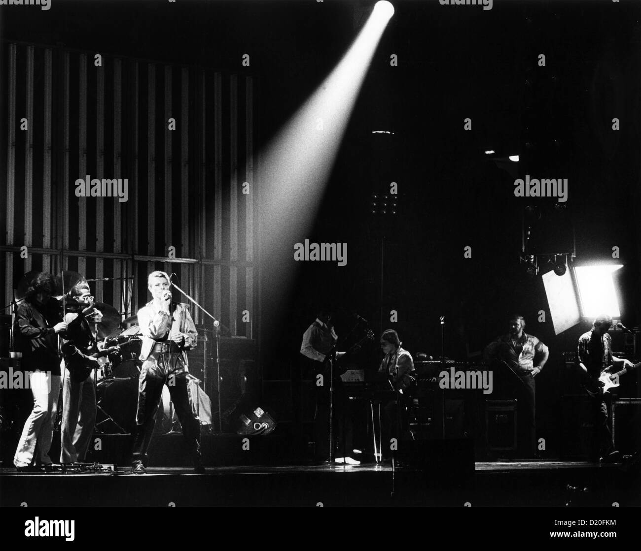 David Bowie in concert on 14 May 1978 in the Festhalle in Frankfurt ...