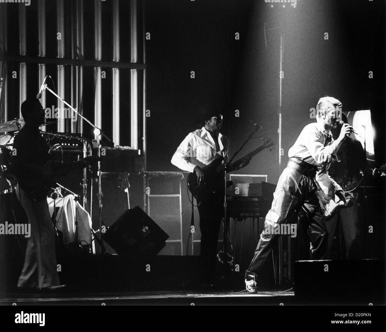 David Bowie in concert on 14 May 1978 in the Festhalle in Frankfurt ...