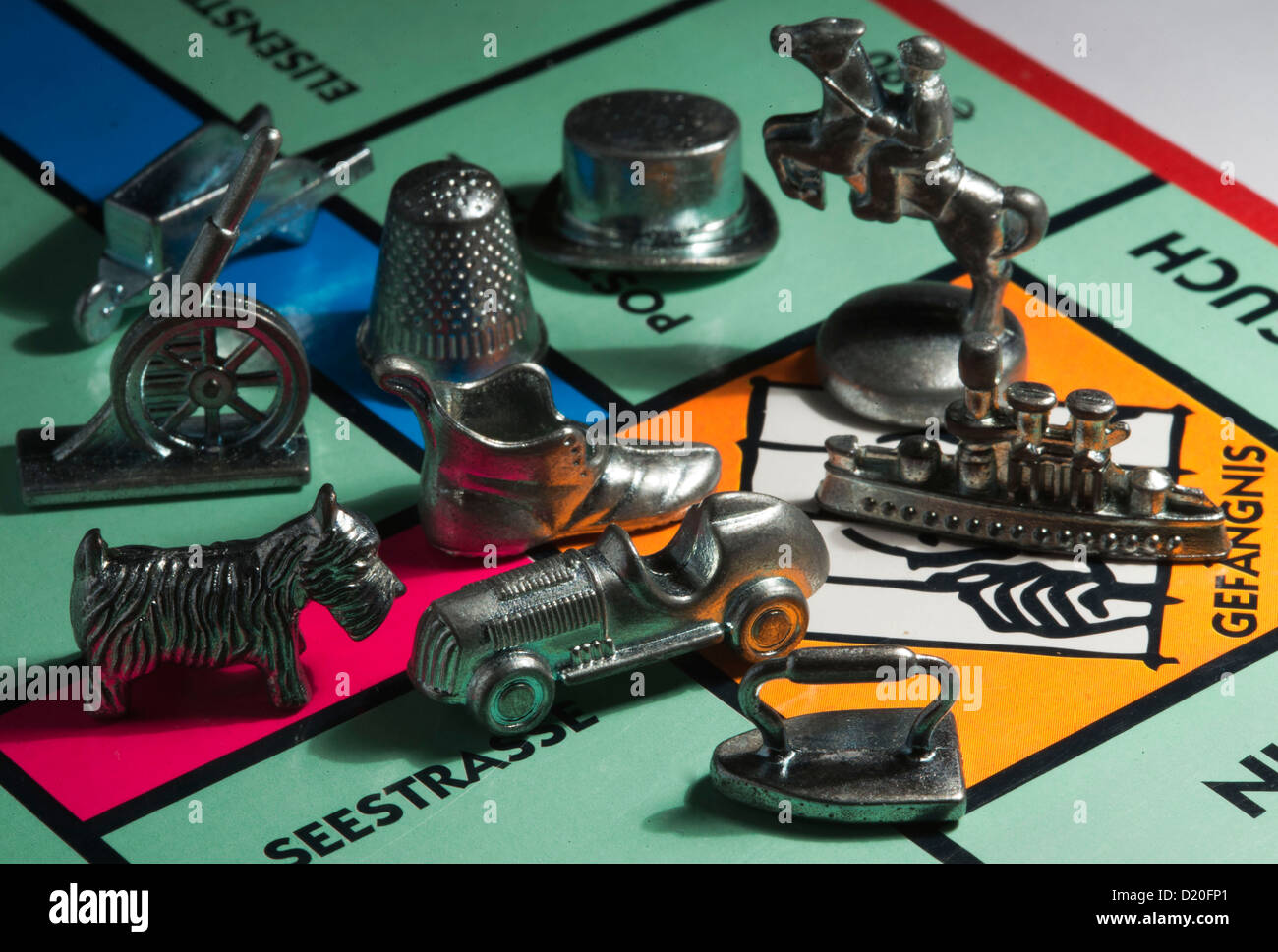 Monopoly game tokens hi-res stock photography and images - Alamy