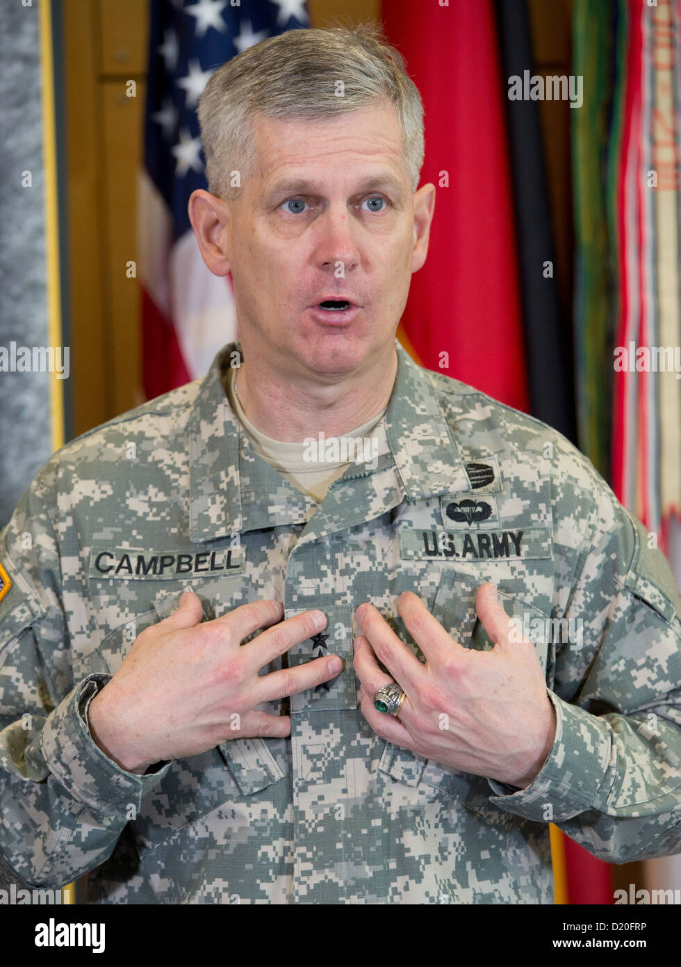 Lieutenant-general Donald M. Campbell Jr. assumes command at the US ...