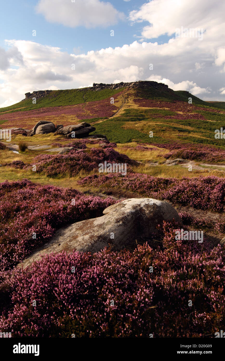 The Peak District National Park in Derbyshire Northern England covered ...