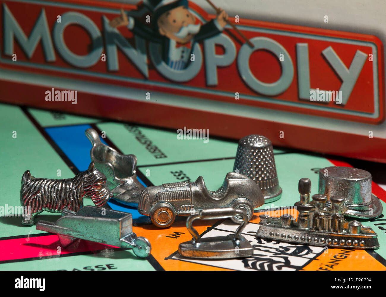 ILLUSTRATION - An illustrated picture shows tokens of the board game ...