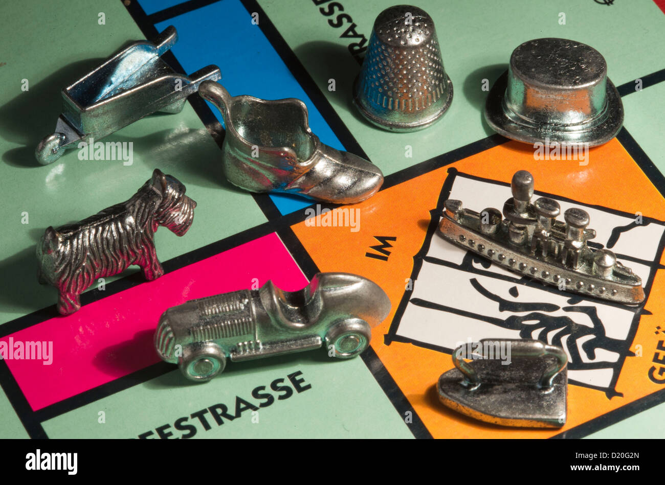 ILLUSTRATION - An illustrated picture shows tokens of the board game ...