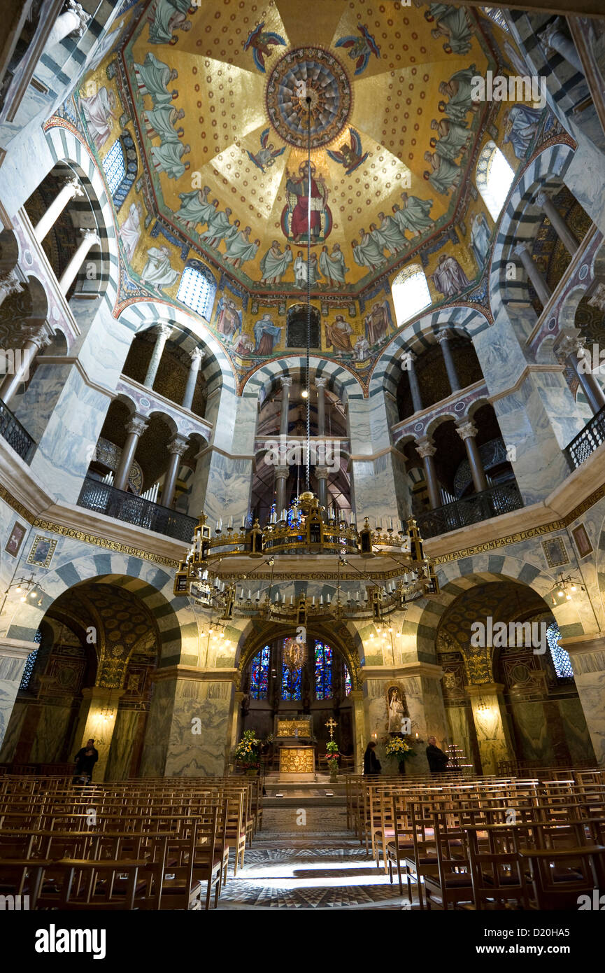 Aachen cathedral interior hi-res stock photography and images - Alamy