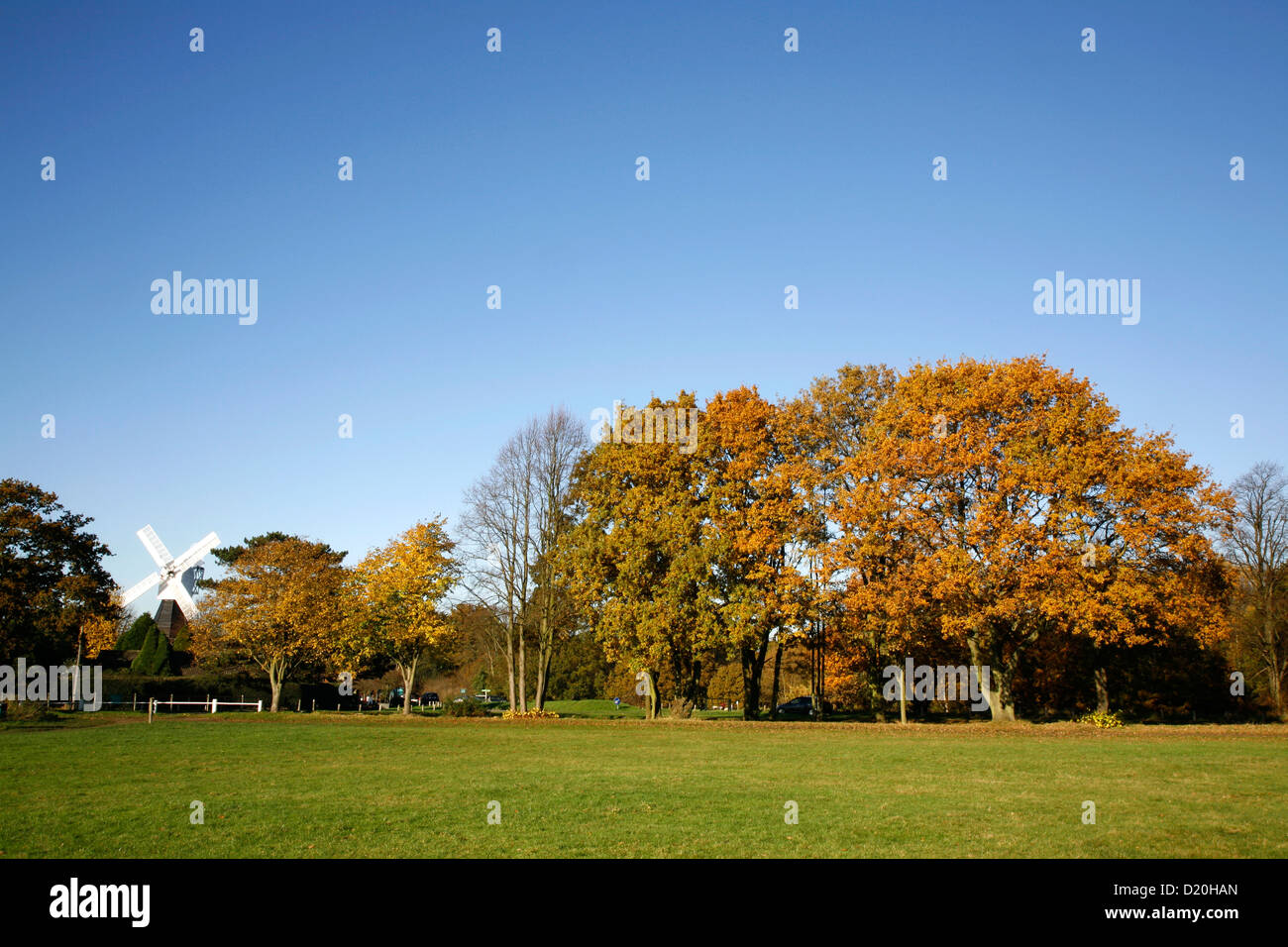 Windmill on Wimbledon Common, Wimbledon, London, UK Stock Photo - Alamy