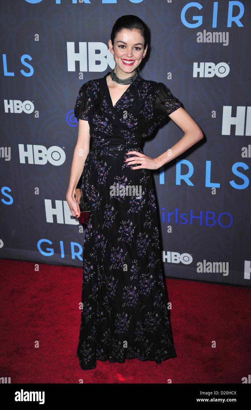 Nora Zehetner at arrivals for HBO's GIRLS Season Two Premiere, NYU ...