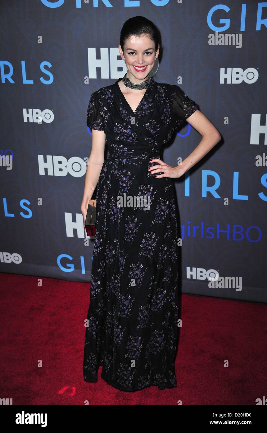 Nora Zehetner at arrivals for HBO's GIRLS Season Two Premiere, NYU ...