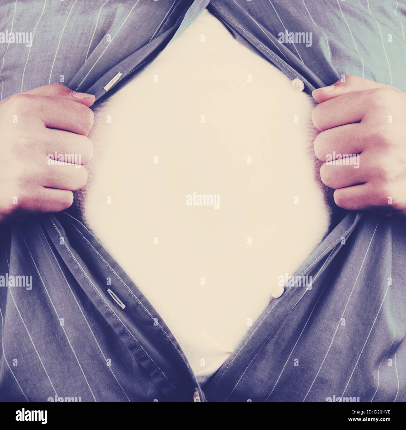 Ripping shirt hi-res stock photography and images - Alamy