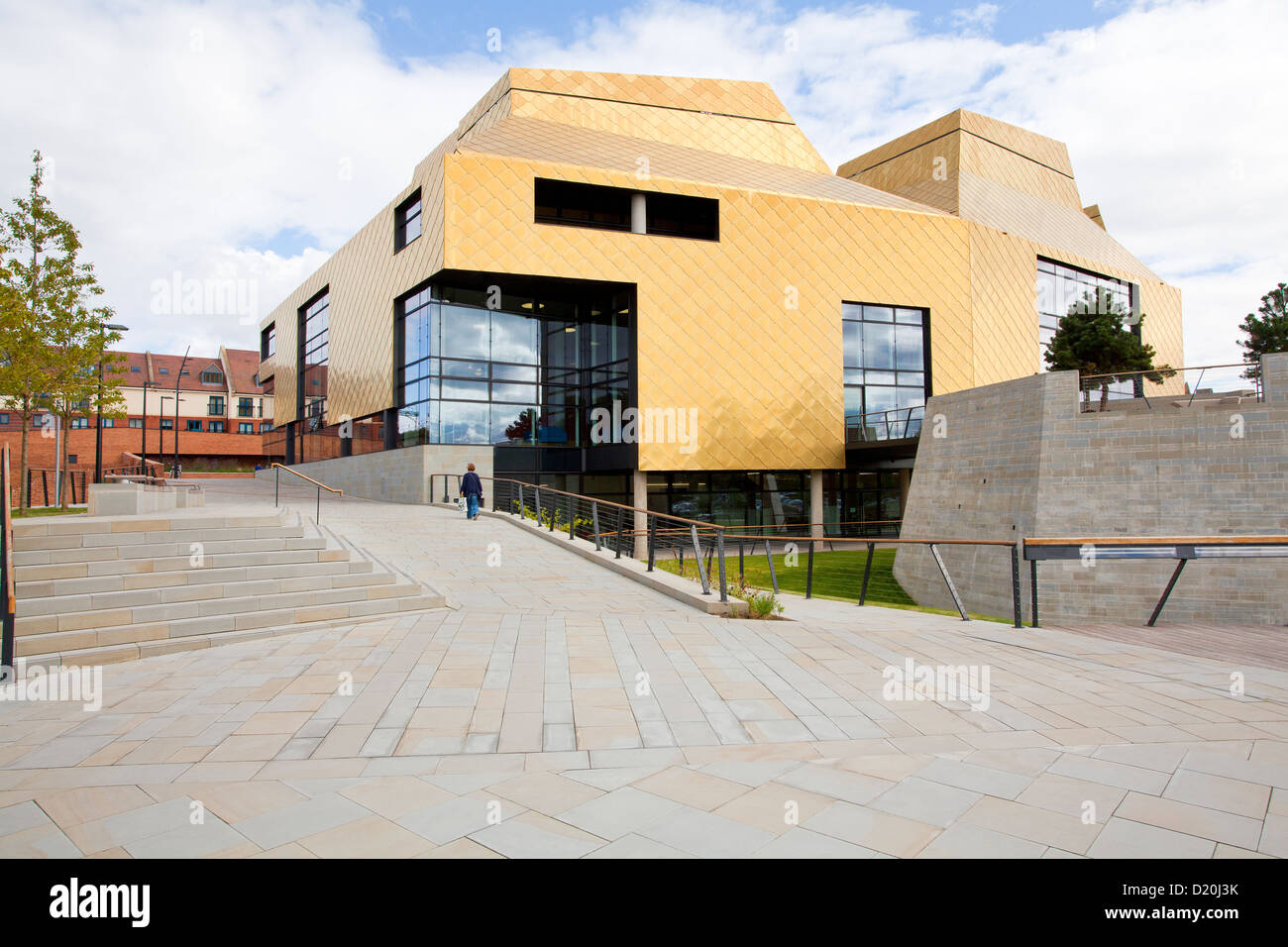 The HIVE Public and University Library, Worcester, England Stock Photo ...