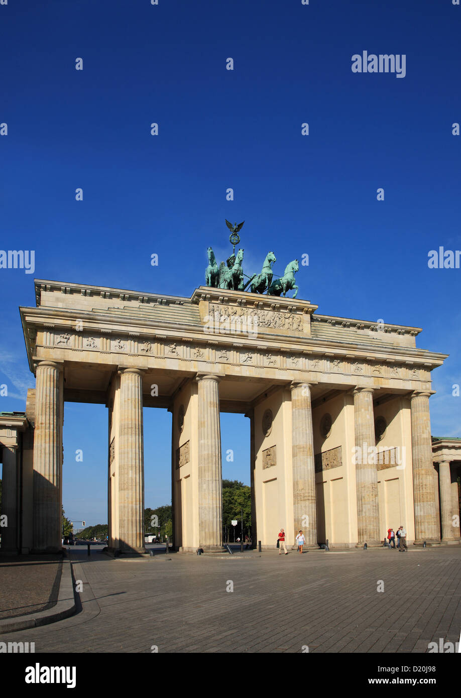 Germany, Berlin, Brandenburg Gate at Pariser Platz Stock Photo - Alamy