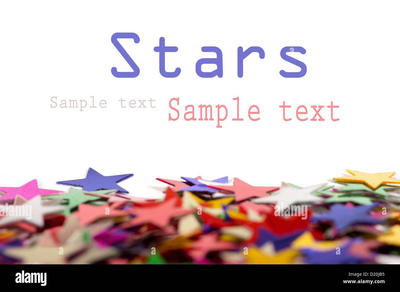 Colored stars background for your text over white Stock Photo - Alamy