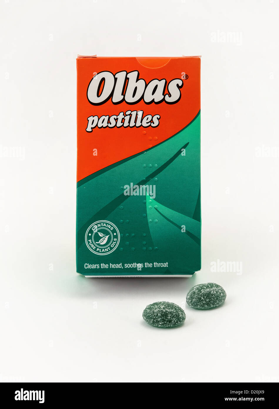 packet of Olbas Pastilles - plant oils, with ingredients including ...