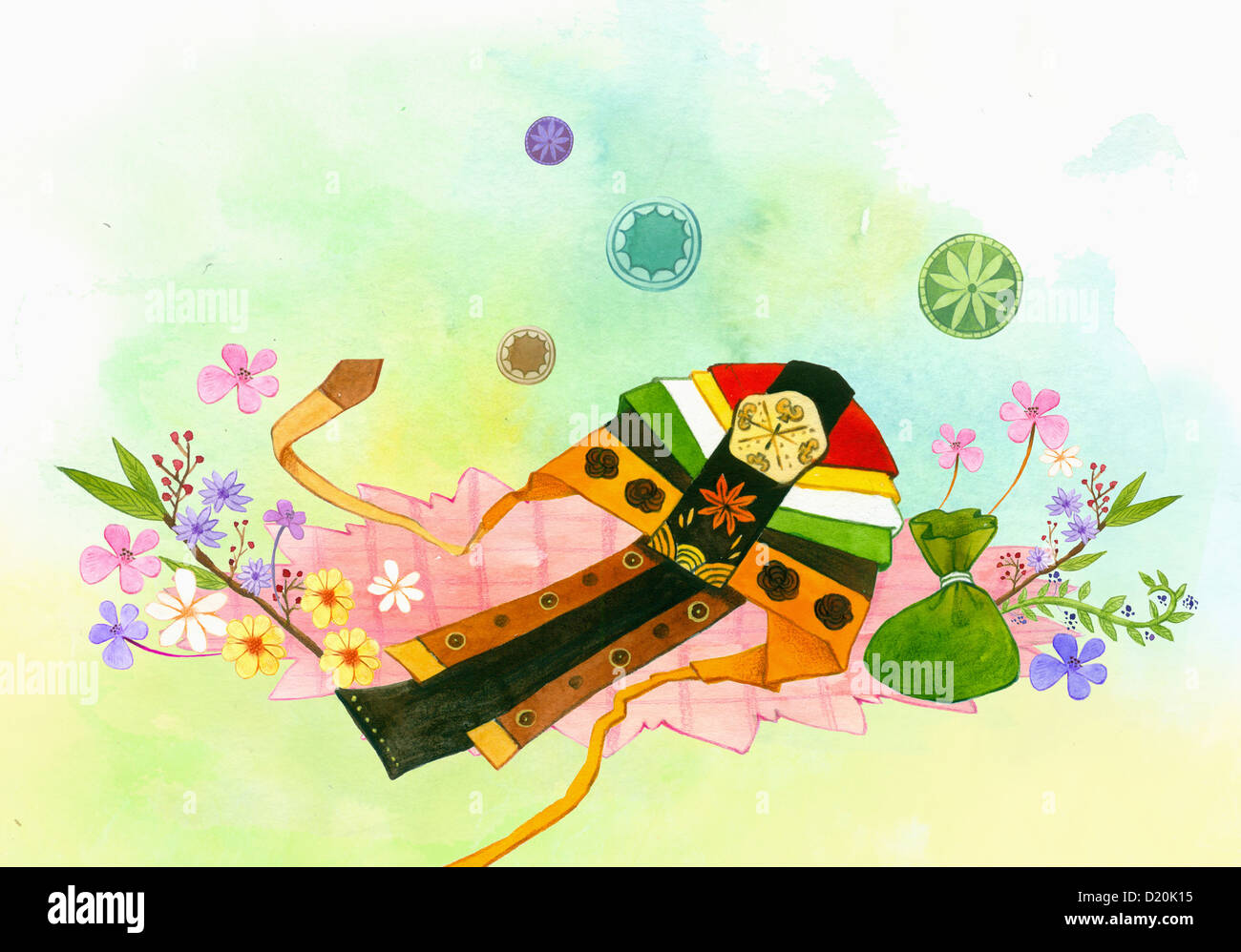 Korean traditional kite Stock Photo - Alamy