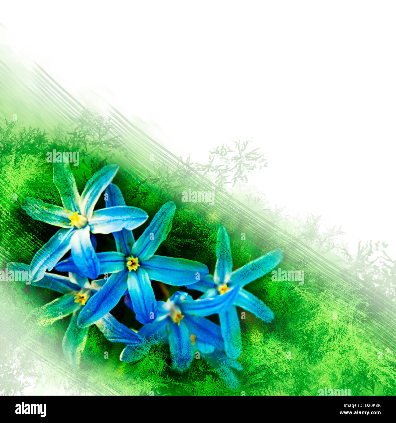 Art abstract background with spring floral motive for design Stock ...