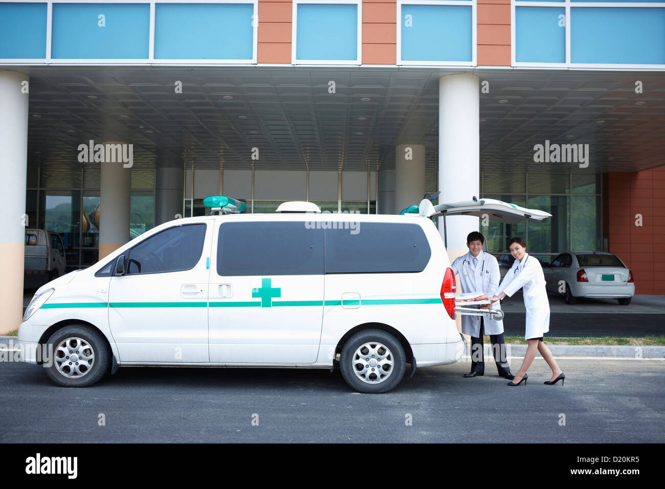 Korean ambulance hi-res stock photography and images - Alamy