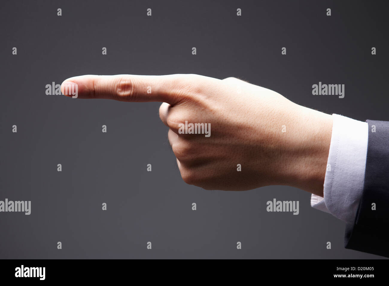 index finger pointing out Stock Photo - Alamy