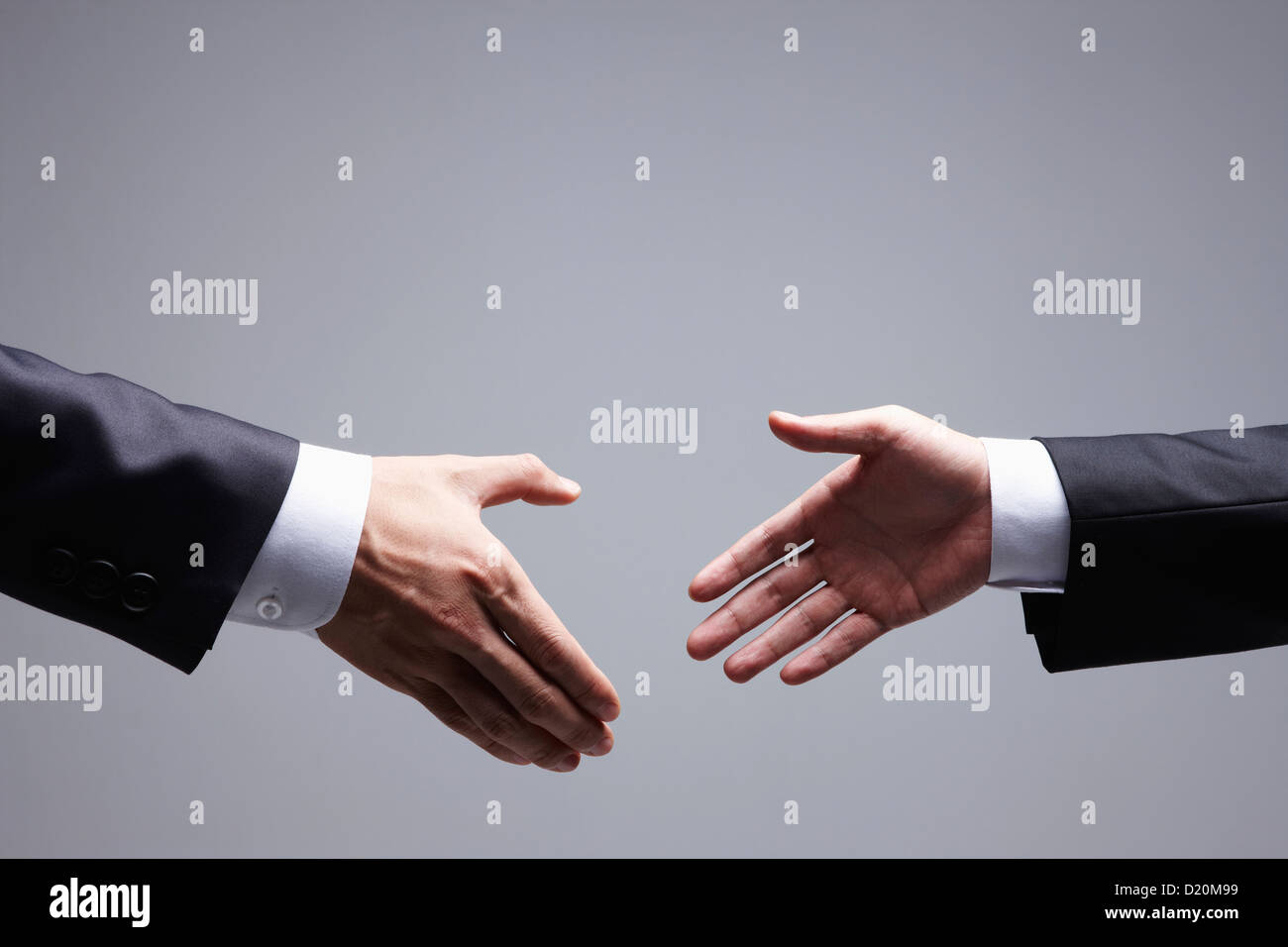 two hands approaching each other Stock Photo - Alamy