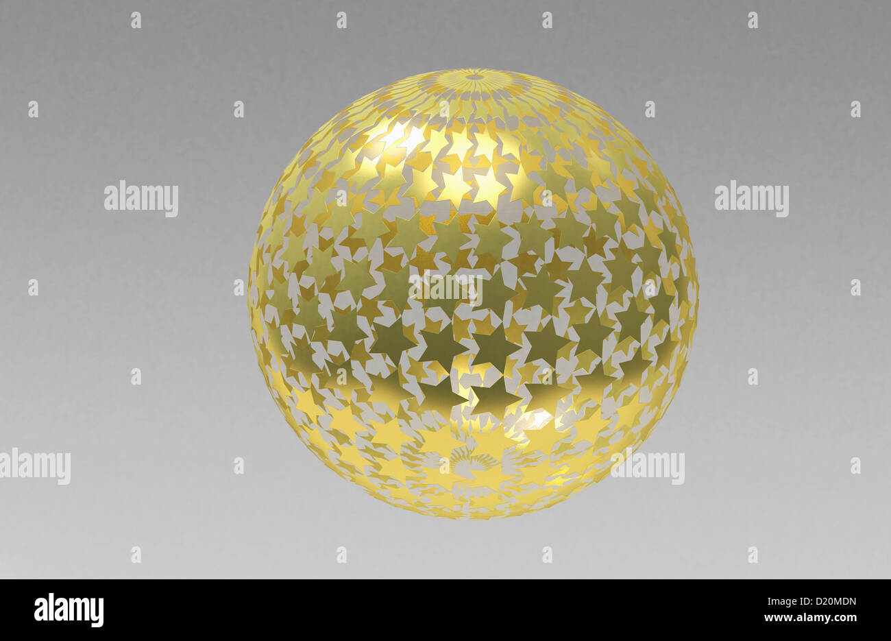 golden stars forming a sphere Stock Photo - Alamy
