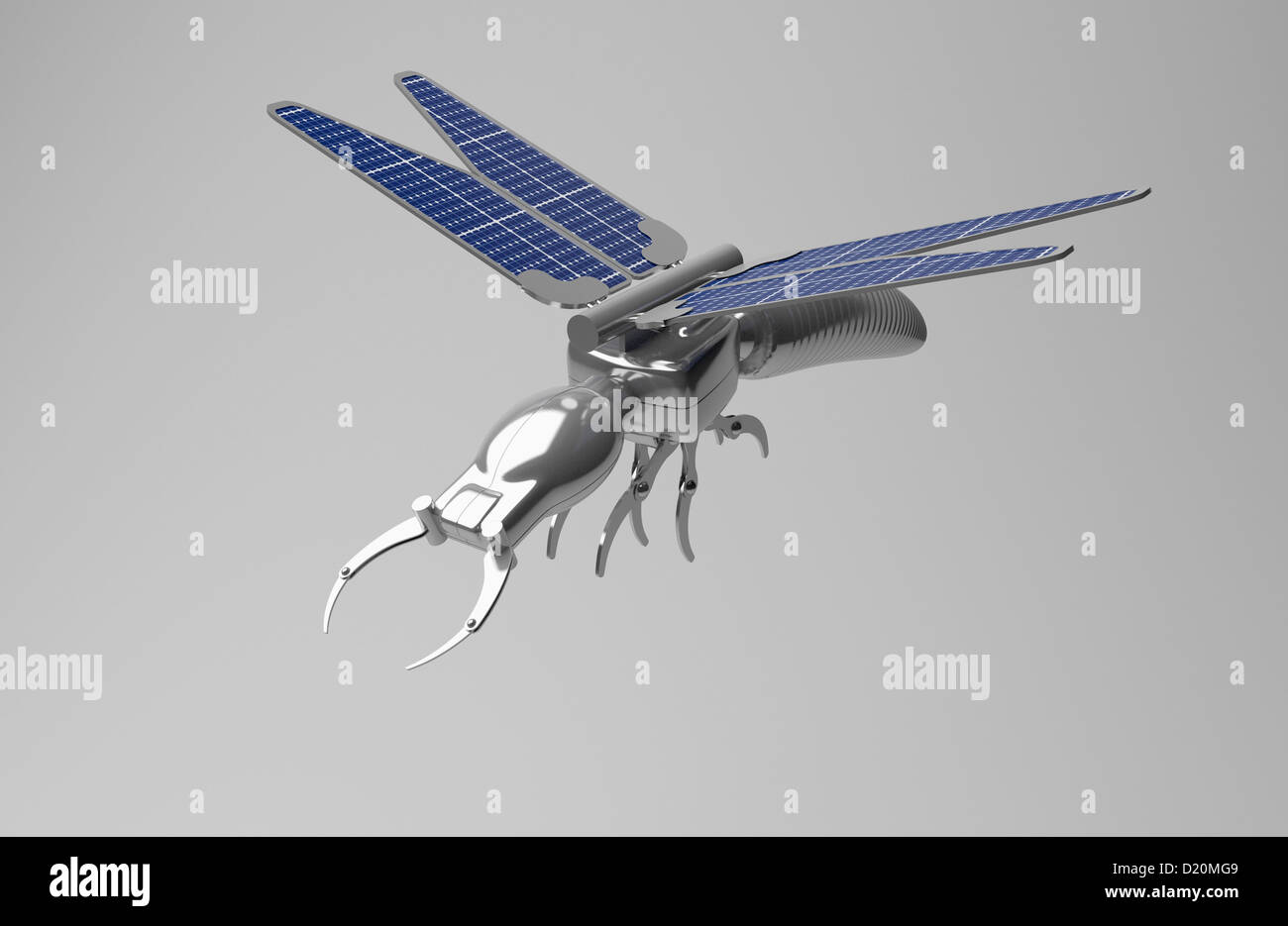 a bug with solar panel wings Stock Photo - Alamy