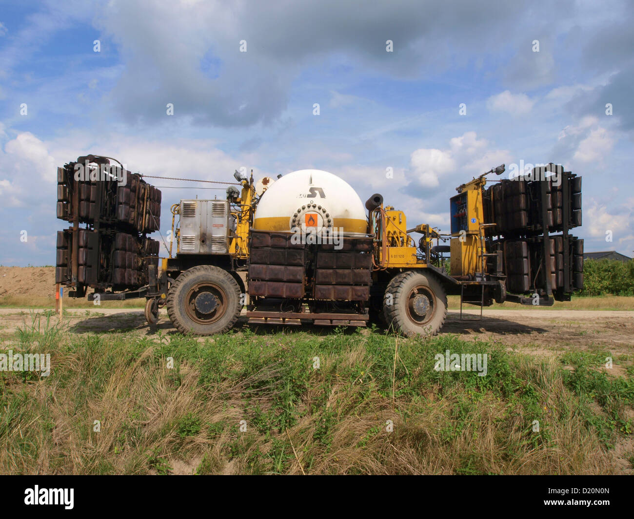 The Mitchell forklift truck is an industrial vehicle used for material ...