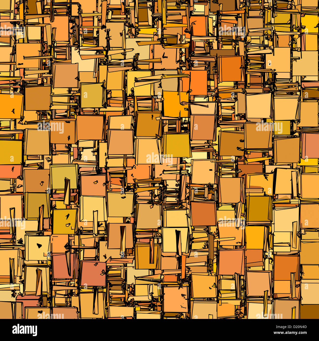 abstract fragmented backdrop pattern in orange Stock Photo - Alamy