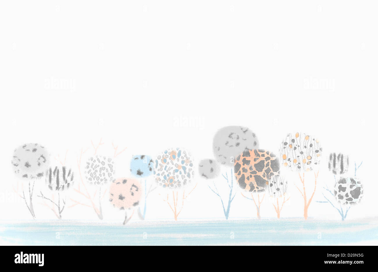 illustration drawing of designed balls as a flower Stock Photo - Alamy