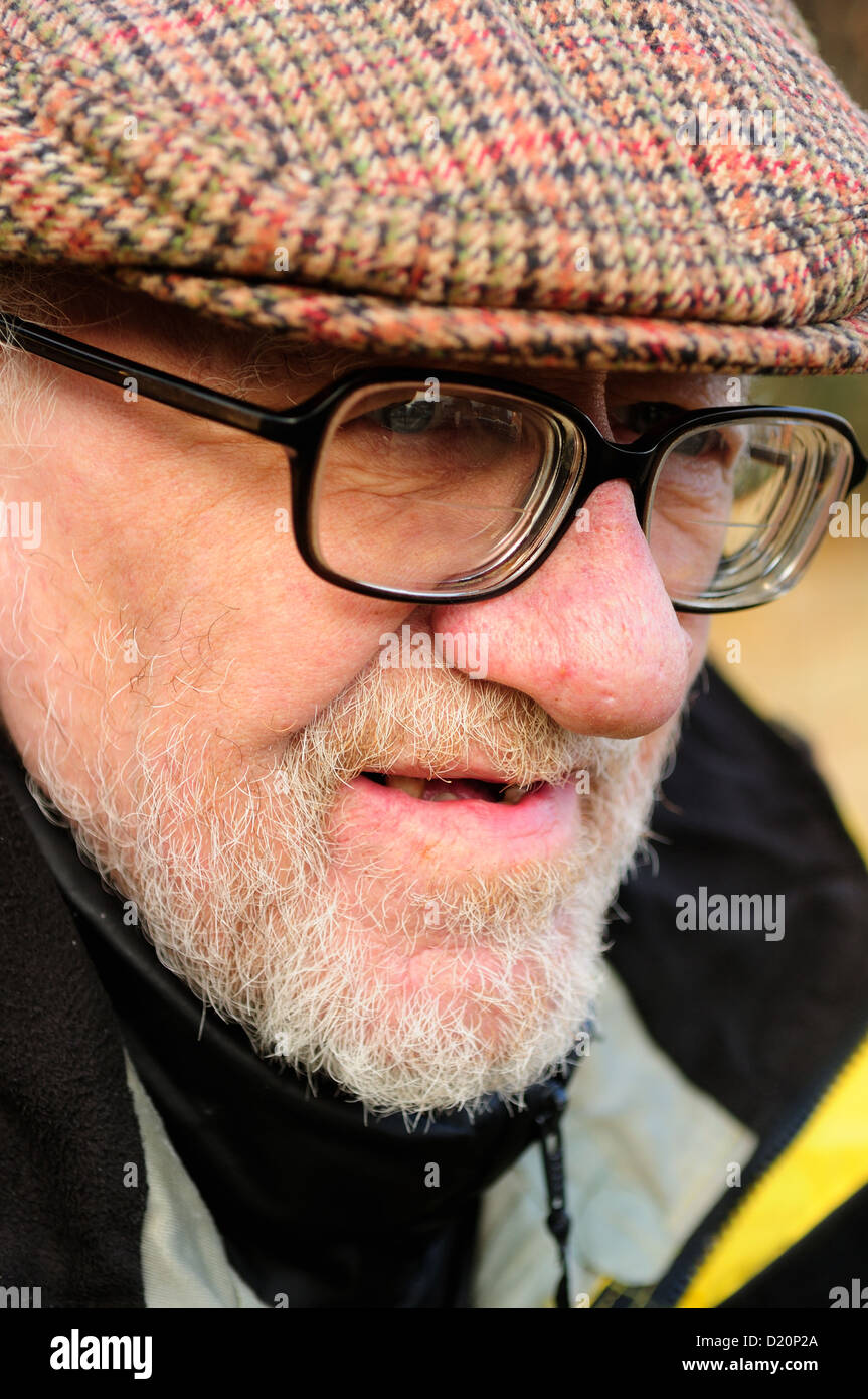 Portrait of an Elderly Gentleman Stock Photo - Alamy