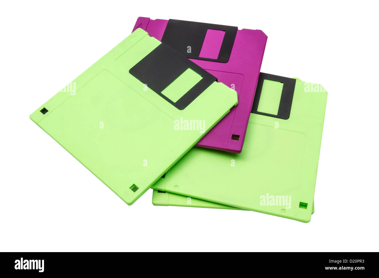 Computer floppy disk isolated on white background Stock Photo - Alamy