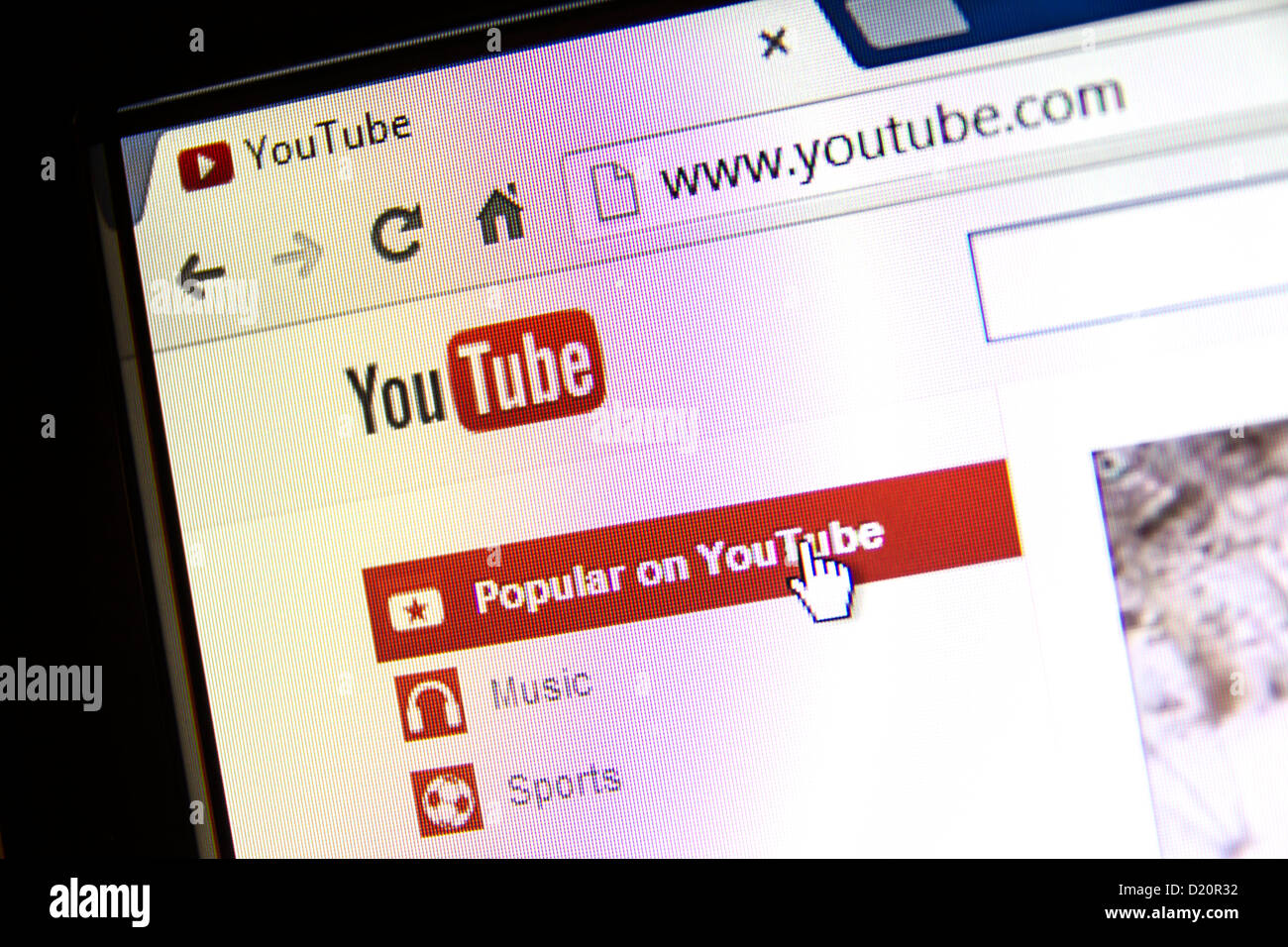 Youtube channel logo hi-res stock photography and images - Alamy