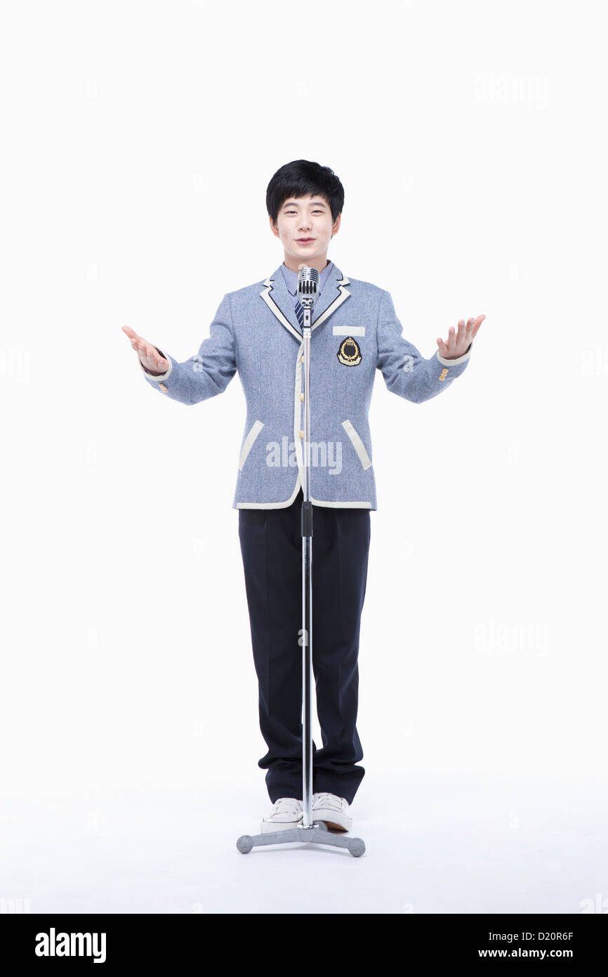 Asian teenager male jeans hi-res stock photography and images - Alamy