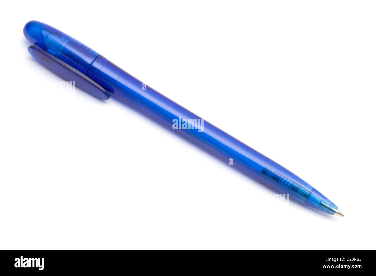 Ballpoint Pen Isolated On White background Stock Photo - Alamy
