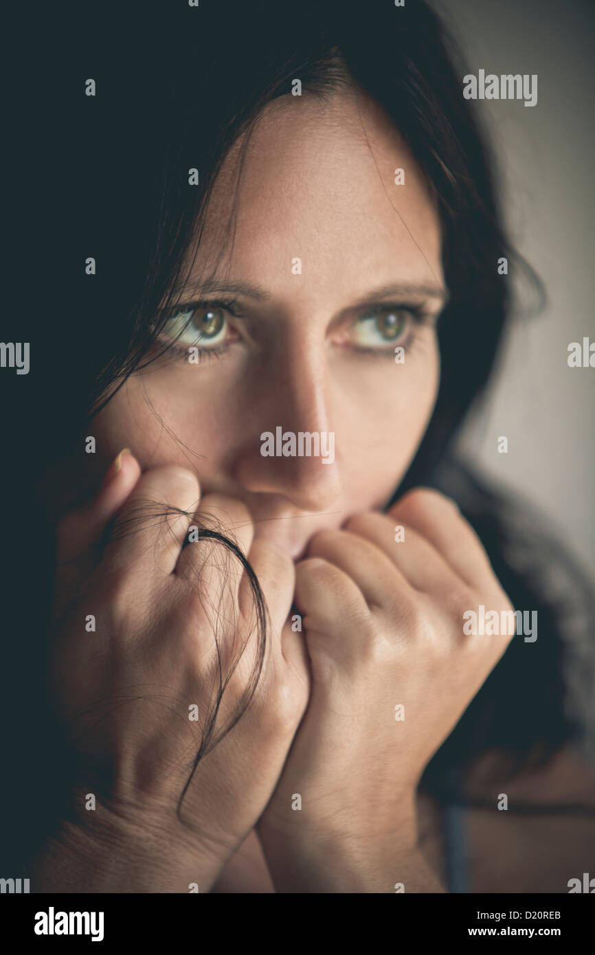 Frightened frightening hi-res stock photography and images - Alamy