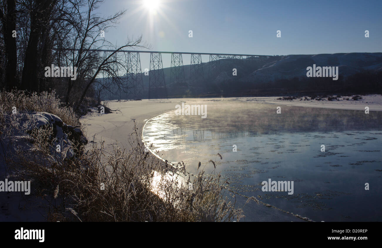 Lethbridge high level bridge hi-res stock photography and images - Alamy