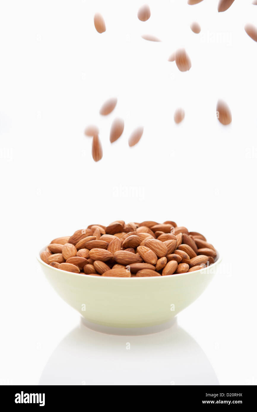 Falling almond hi-res stock photography and images - Alamy