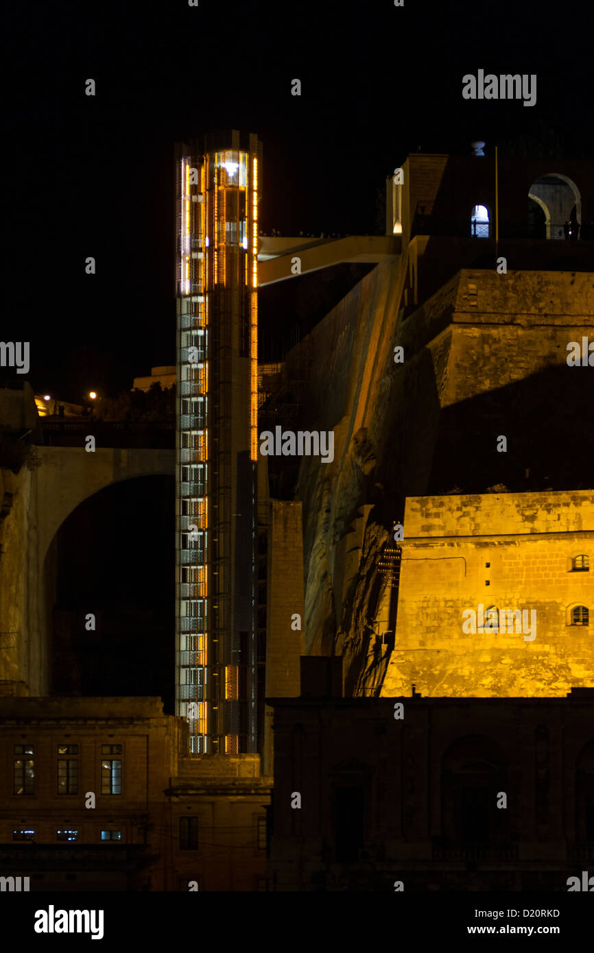 Barrakka Lift Valleta Malta Stock Photo - Alamy