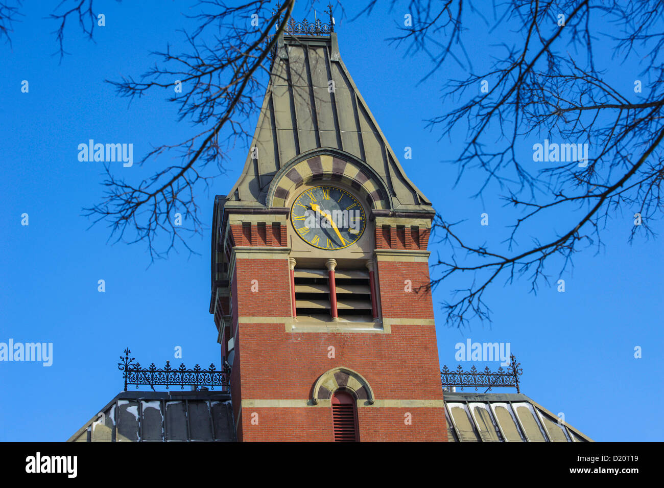Clock tower fredericton city hall hi-res stock photography and images ...