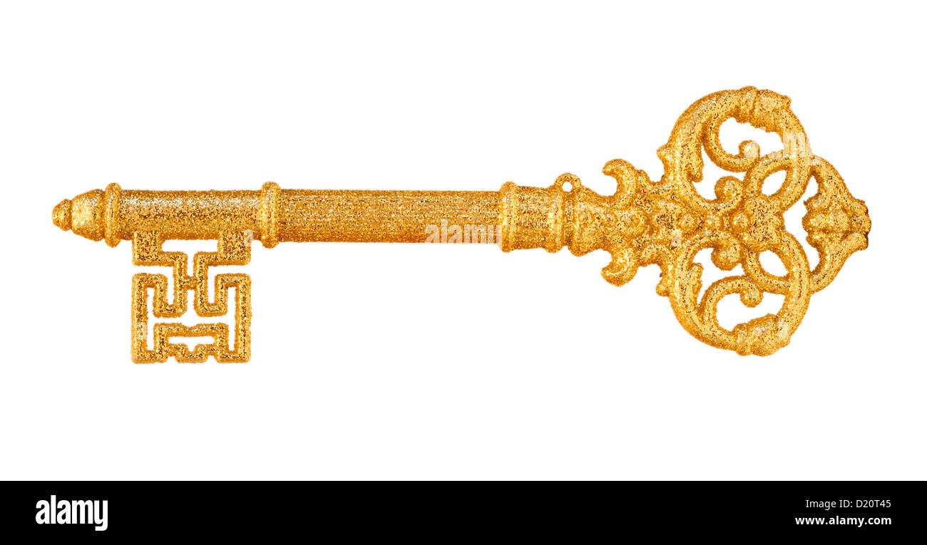 Ornate gold key hi-res stock photography and images - Alamy