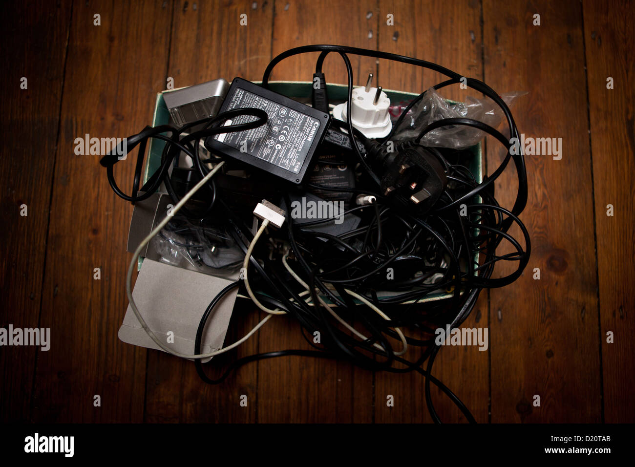 Cable wires mess hi-res stock photography and images - Alamy