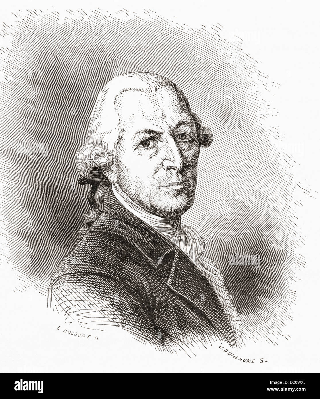 Painter and architect engraving 1730 hi-res stock photography and ...