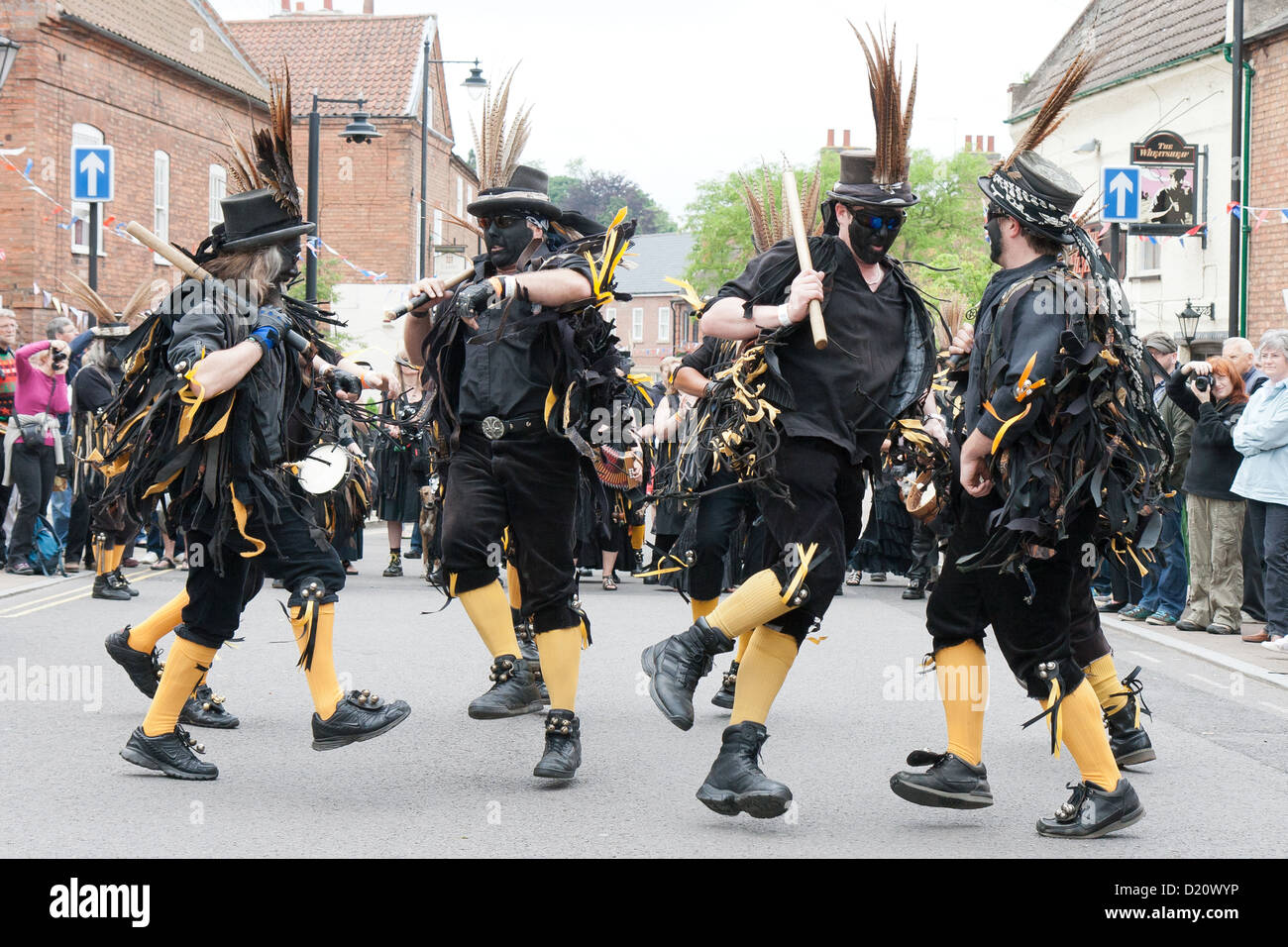 Male morris dancers black face hi-res stock photography and images - Alamy
