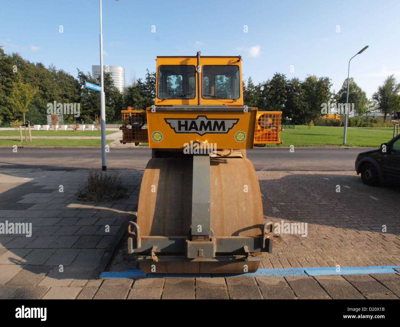 The Hamm Road Roller is a heavy-duty construction vehicle used for ...