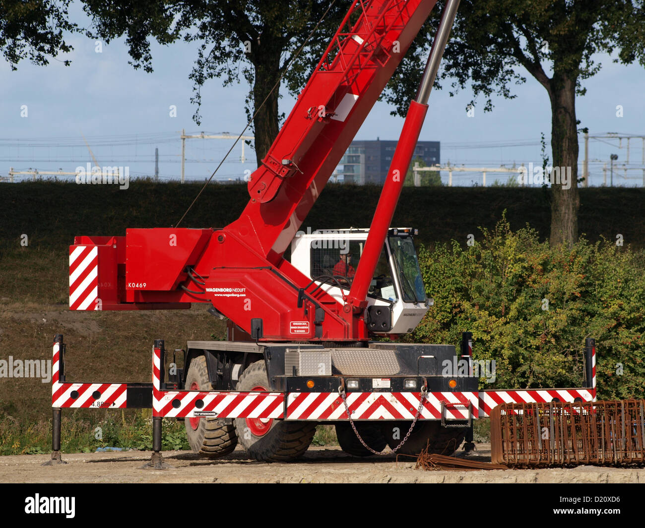 Grove RT600E Rough Terrain Crane Stock Photo - Alamy
