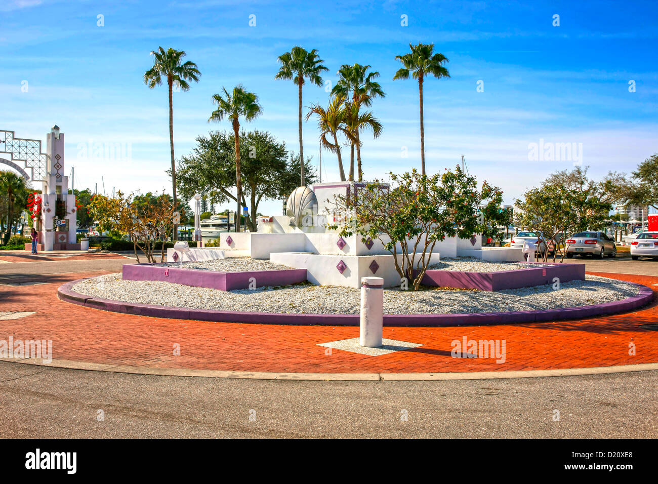 The Sarasota Bay front Circle Florida Stock Photo - Alamy