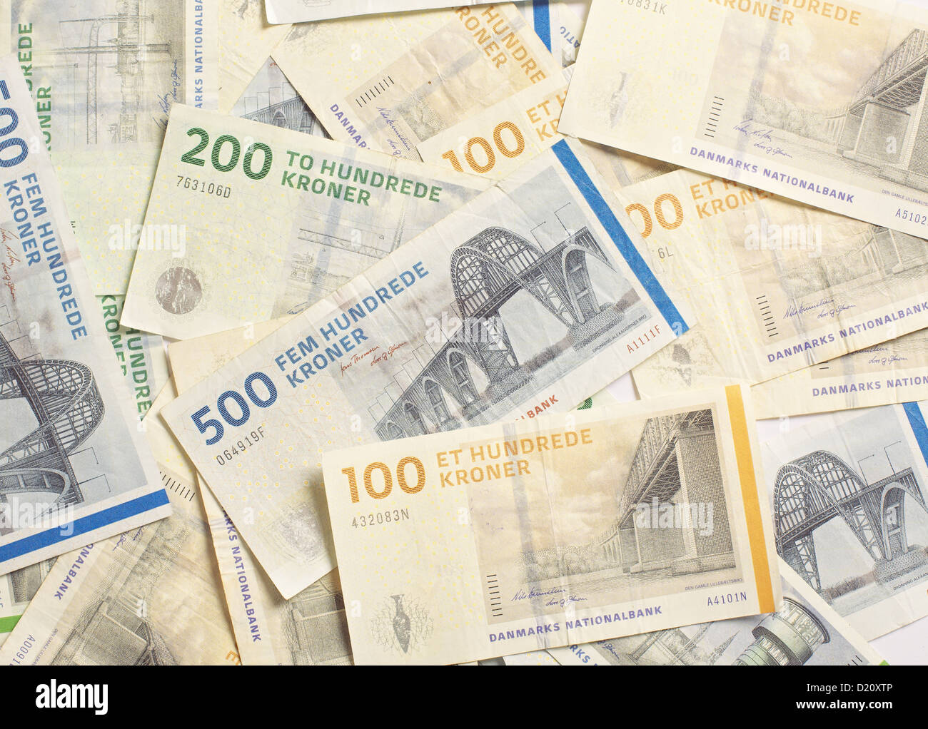 Kroner, the official currency of Denmark Stock Photo - Alamy