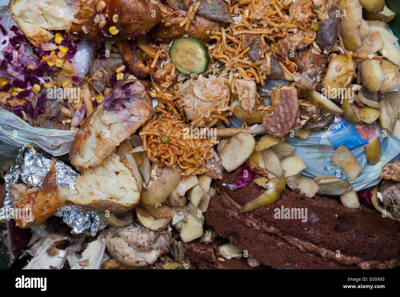 Food Waste for Recycling Stock Photo - Alamy